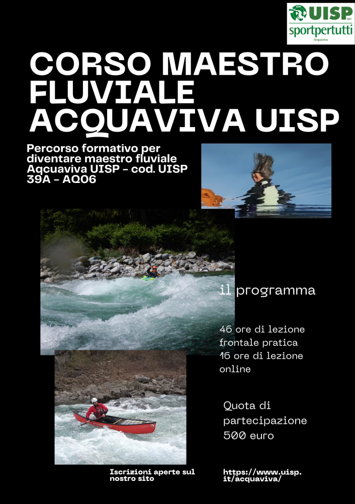UISP - Acquaviva - Corso Maestri di kayak fluviale UISP - Acquaviva - Corso Maestri di kayak fluviale